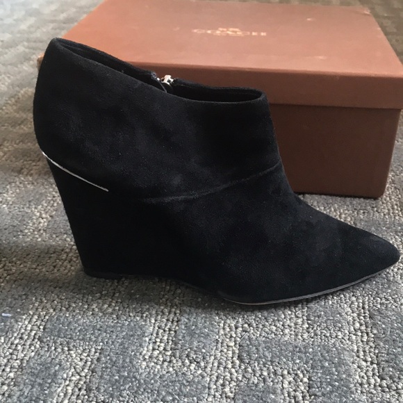 Coach | Shoes | Coach Suede Booties | Poshmark